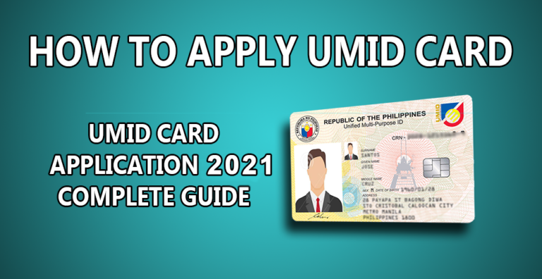 How to Activate the UMID Card – Geekymint